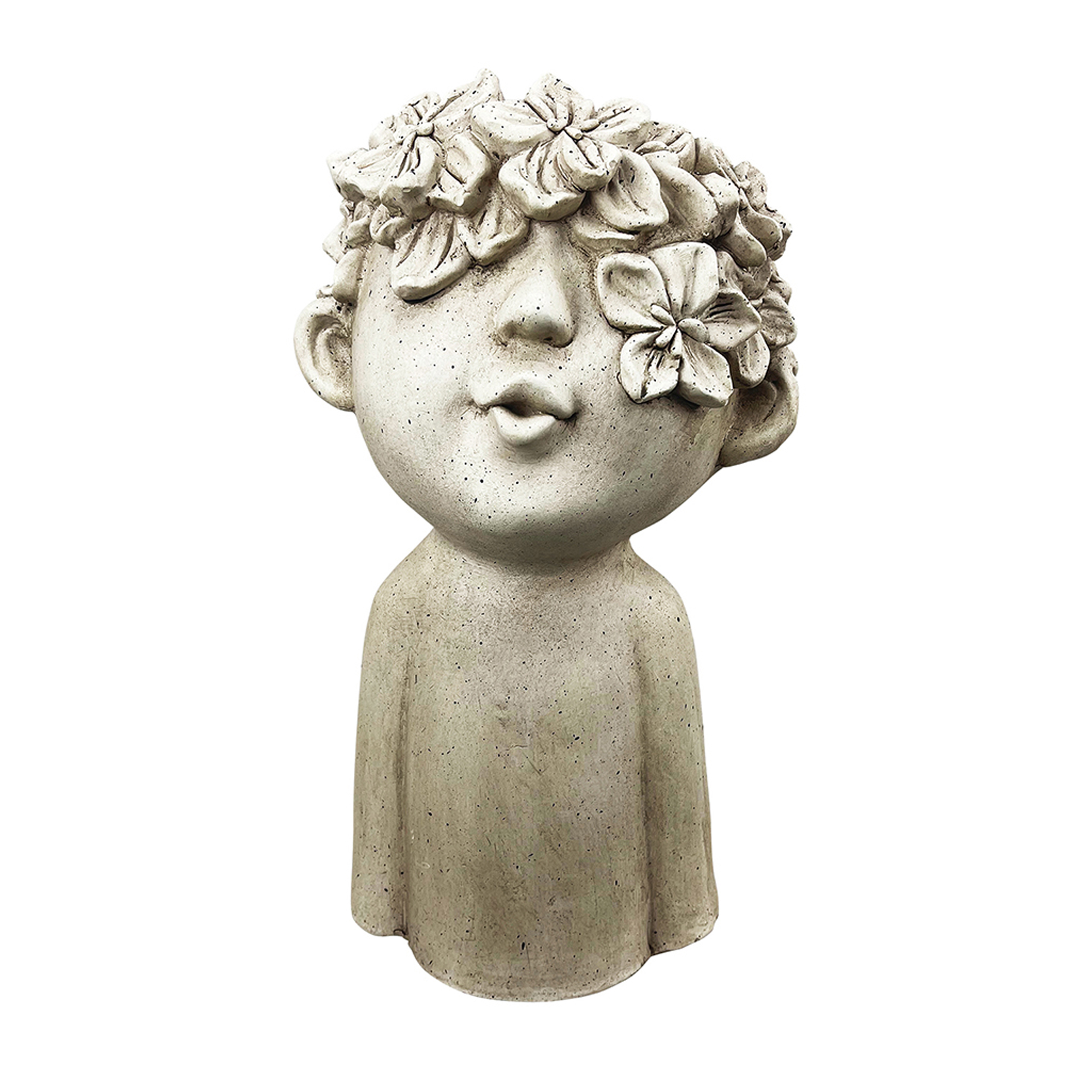 Flower Crown Boy Planter - GeoCentral