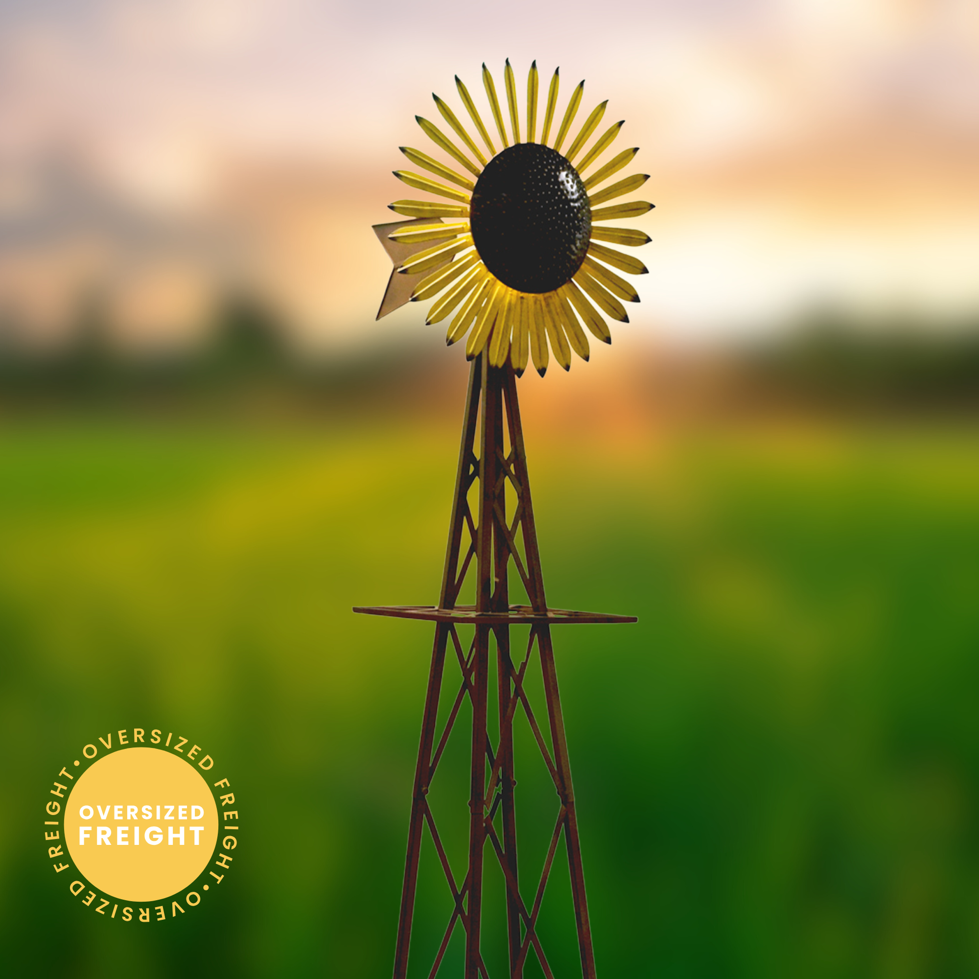 Sunflower Windmill - 89" - GeoCentral