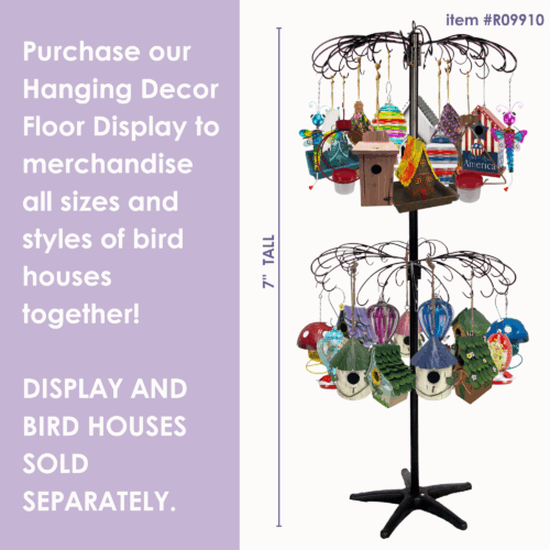 Charley Harper "Wrented" Birdhouse (1" - 1.5" opening) - GeoCentral