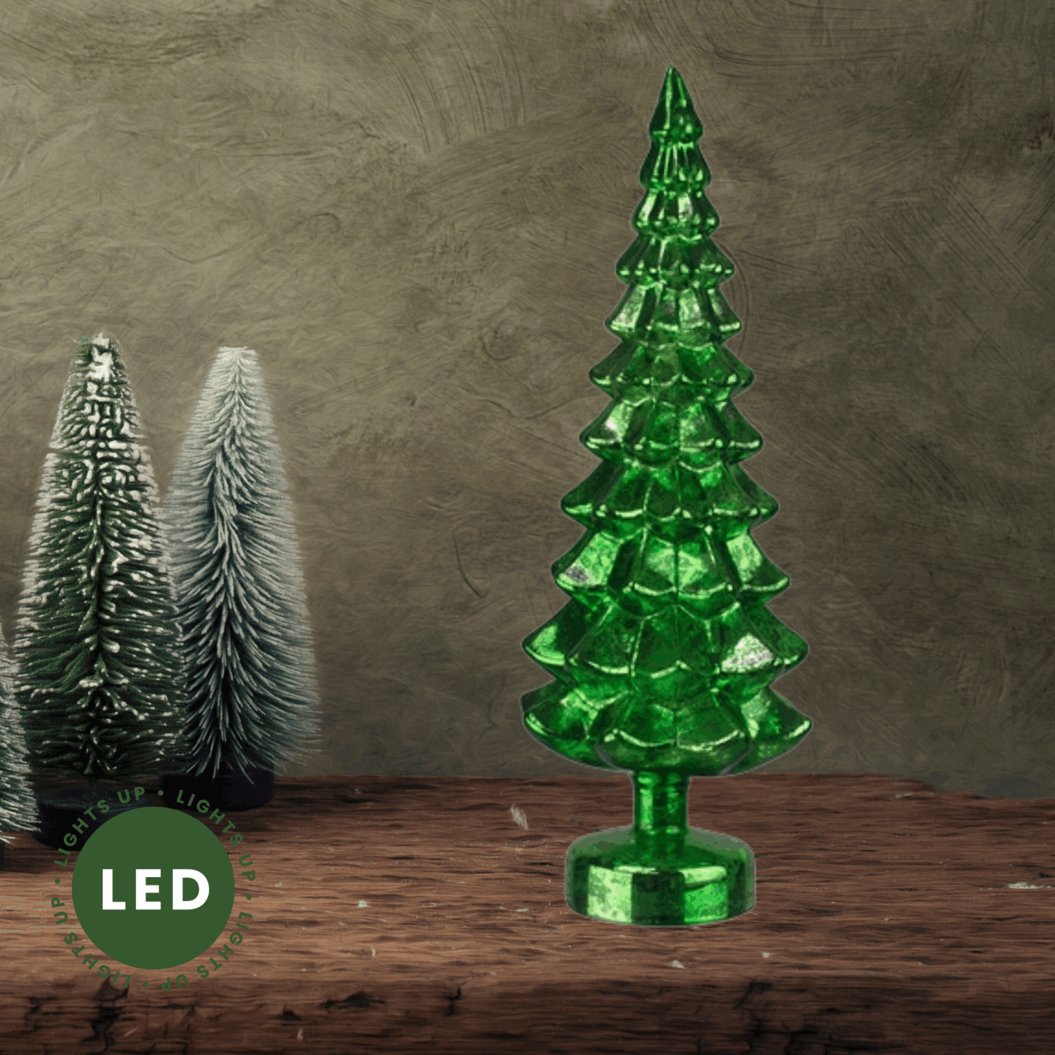 Vintage-Inspired LED Evergreen Tree - GeoCentral