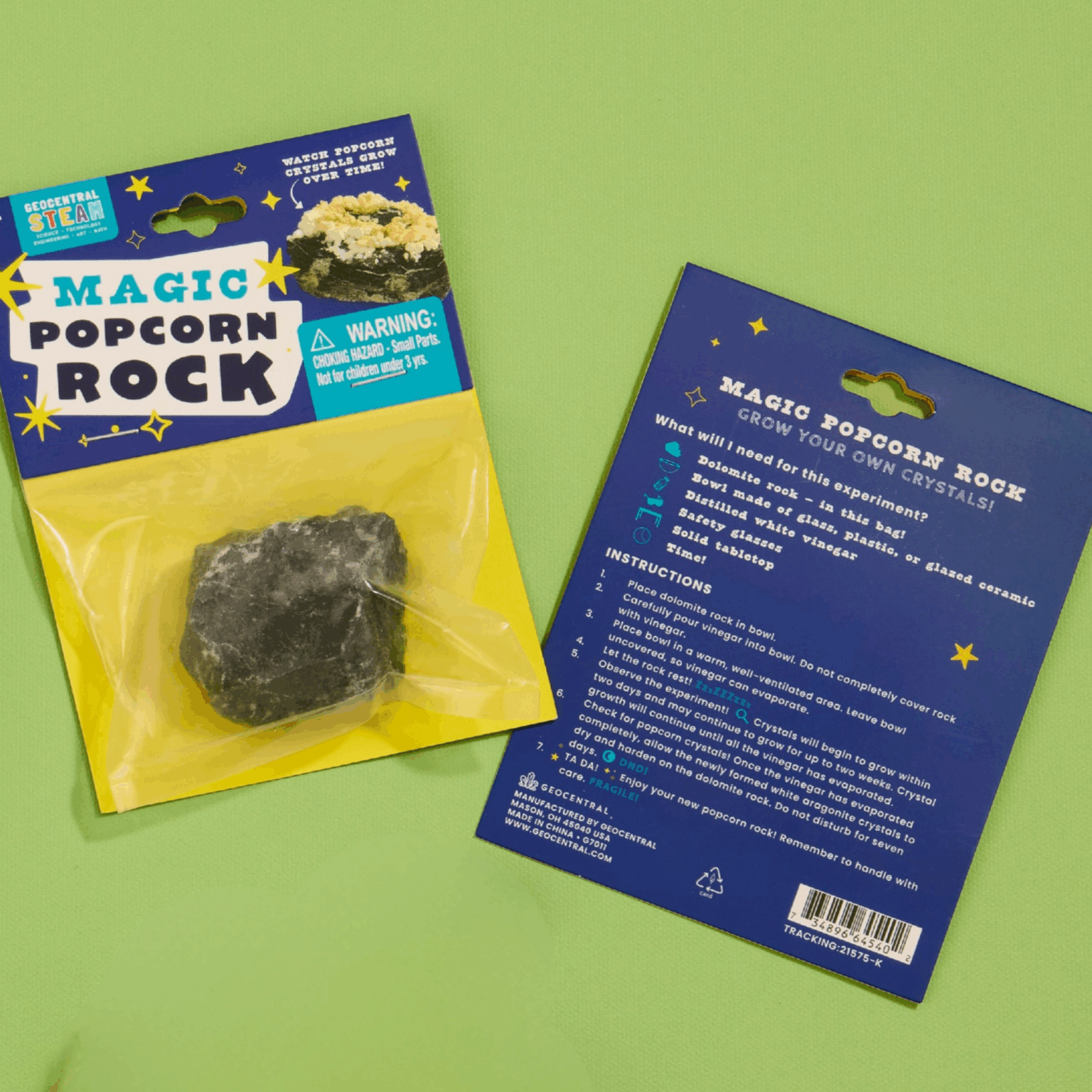 Magic Popcorn Rock - Crystal Growing Kit - GeoCentral