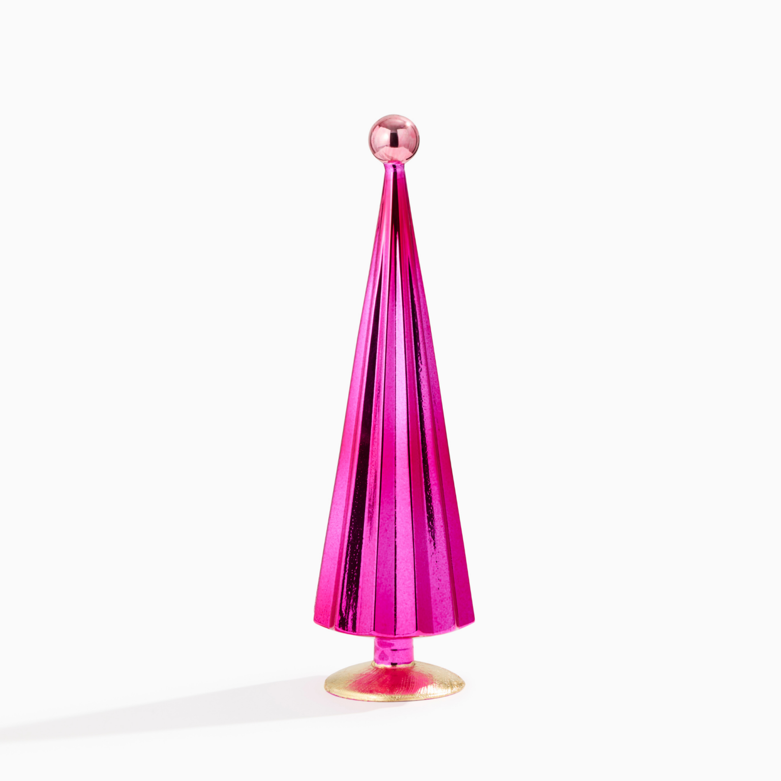 Pink Prism Glass Tree - Large - GeoCentral